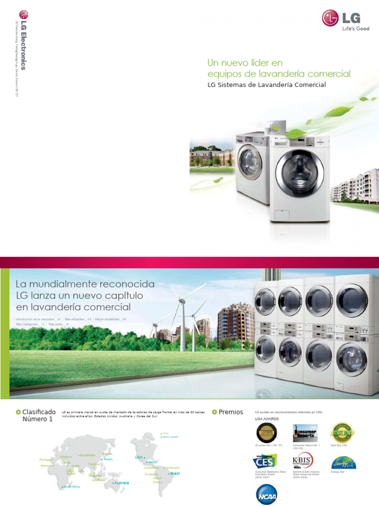 Catalogo LG | PDF | Lavadora | Agua