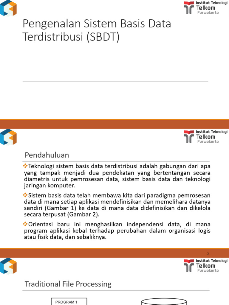 Pengenalan Sistem Basis Data Terdistribusi | PDF Pengenalan Sistem Basis Data Terdistribusi | PDF