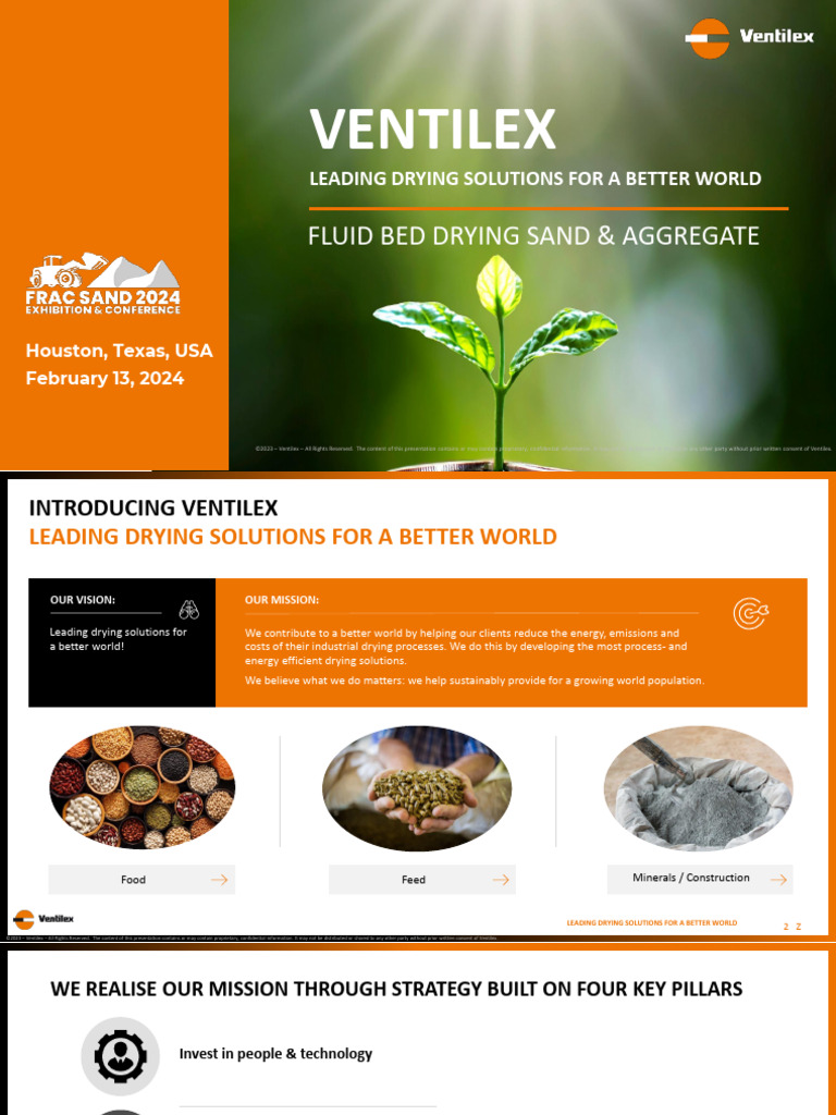 Saving Energy With Ventilex Frac Sand Dryers | PDF