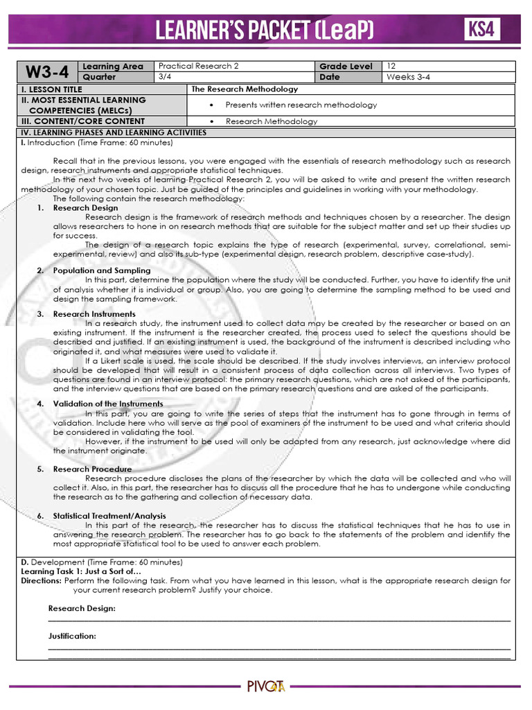 Q4-APPLIED-Practical Research 2-12-Weeks3-4 | PDF