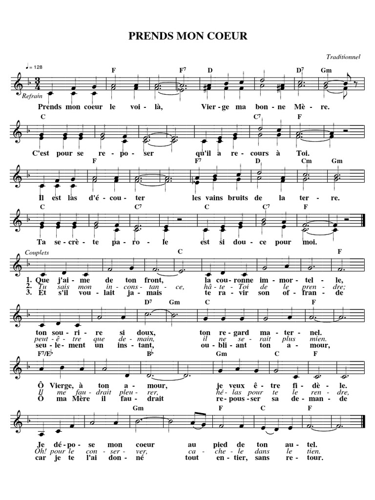 Prends Mon Coeur | PDF