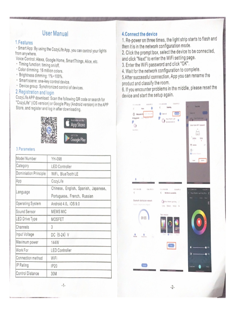 CozyLife Usermanual | PDF