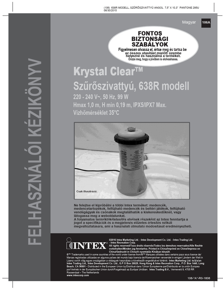 Intex Vizforg 28638 | PDF