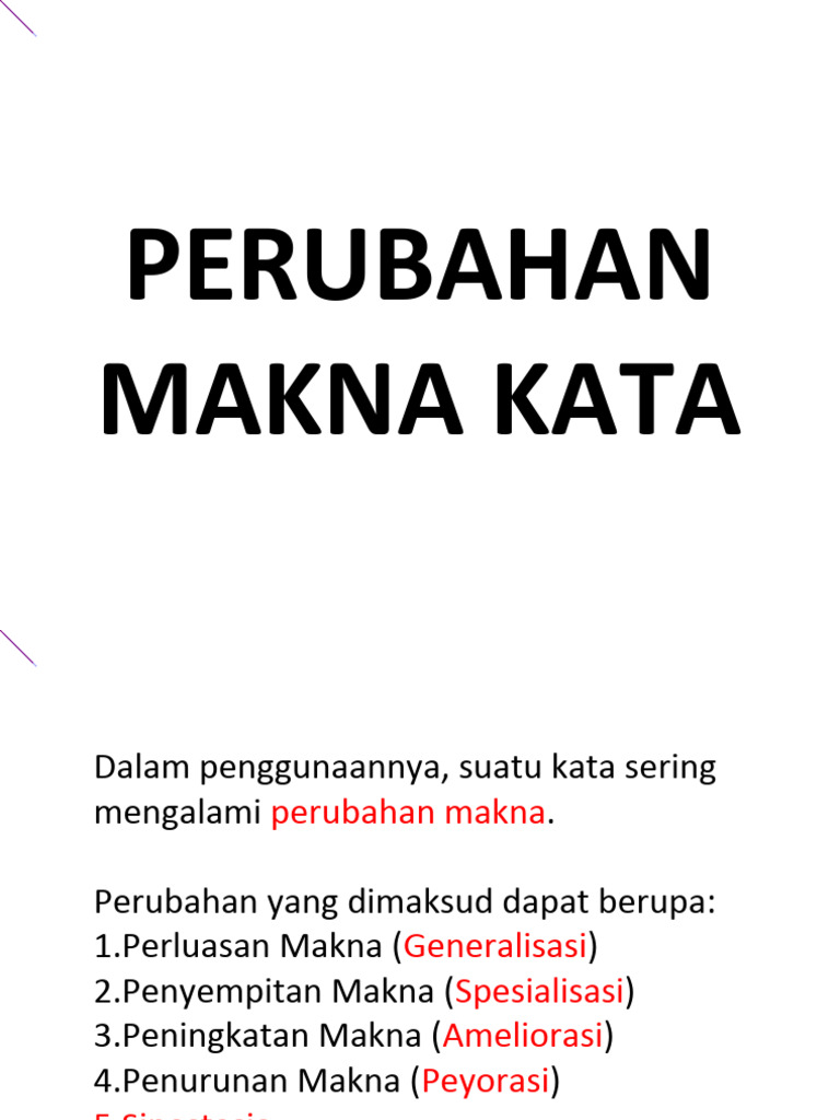 Daring - 111369064. Perubahan Makna | PDF | Filsafat | Fiksi Umum