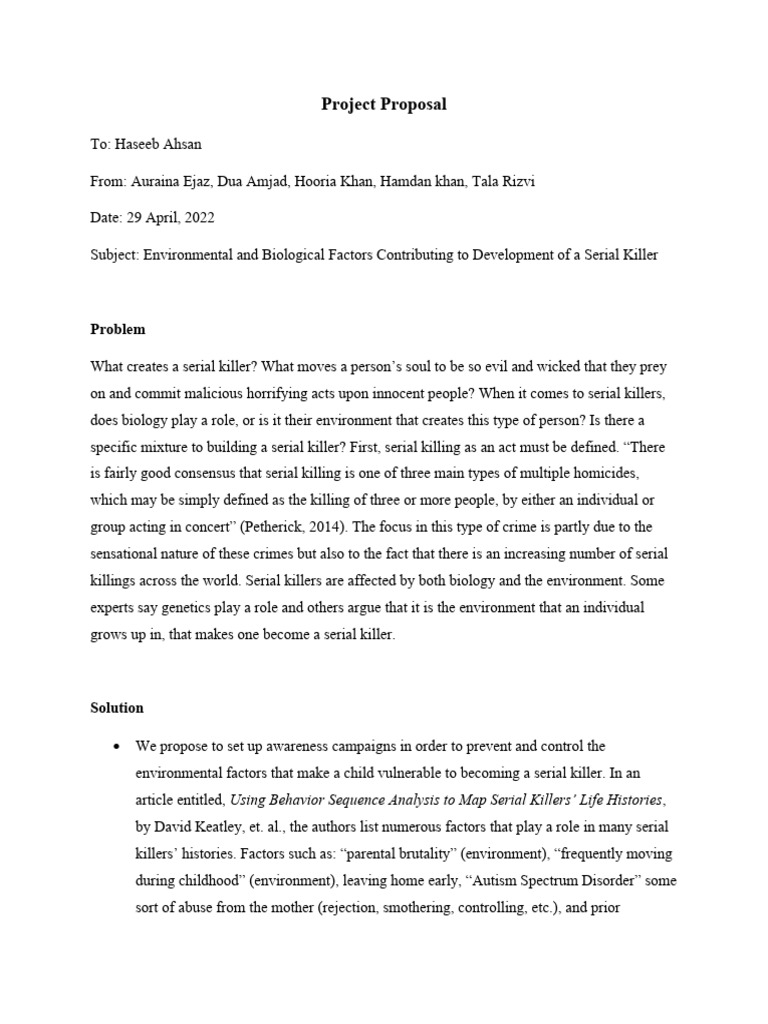 Environmental and Biological Factors Contributing to Development of a ...