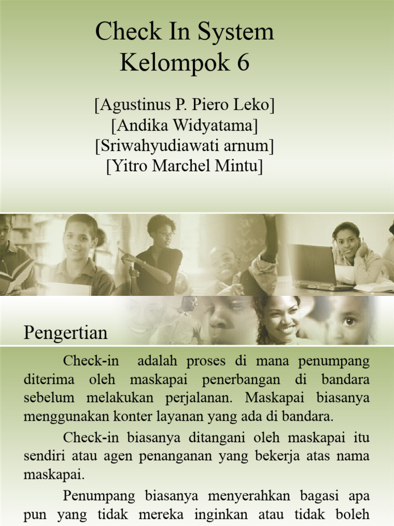 Check in System | PDF