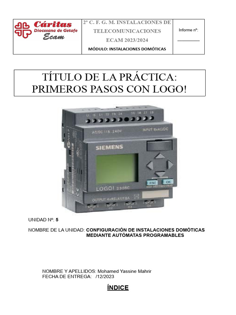 INFORME PRÁCTICA | PDF | Puerta lógica | Relé