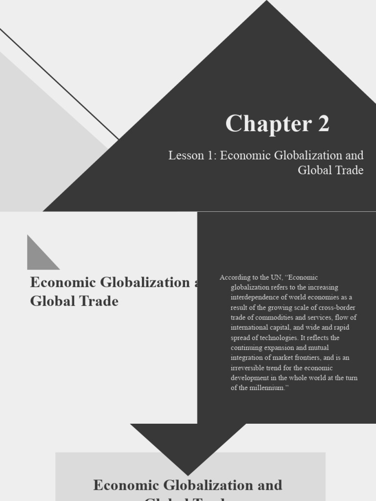 Chapter 2 Lesson 1 | PDF | Globalization | Economic Globalization