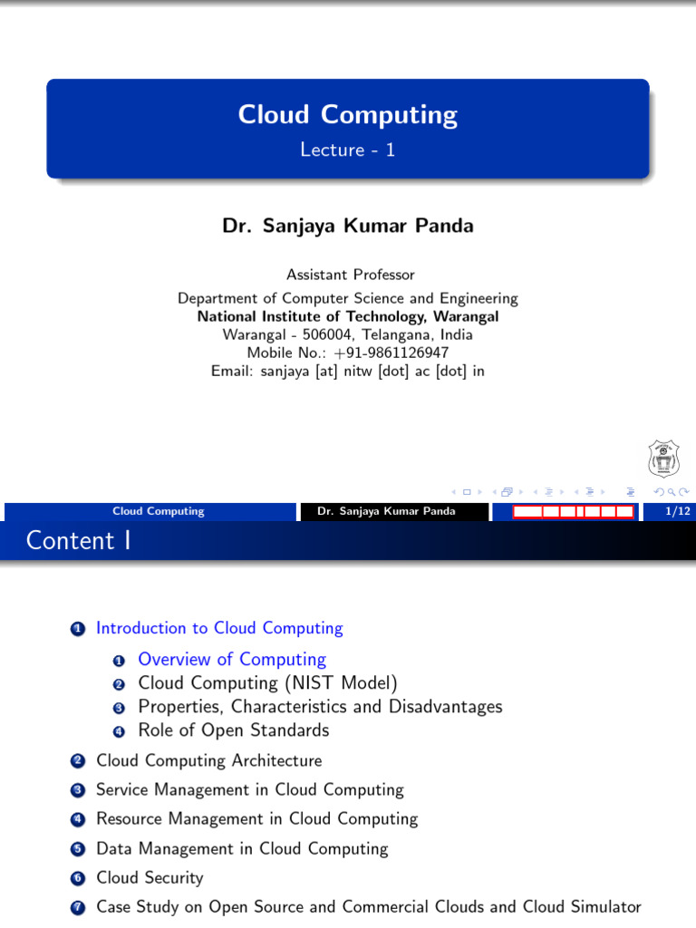 Lecture 1 | Download Free PDF | Distributed Computing | Computing