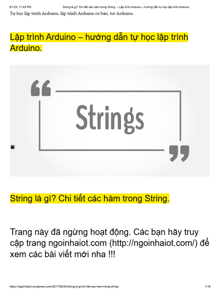 String | PDF