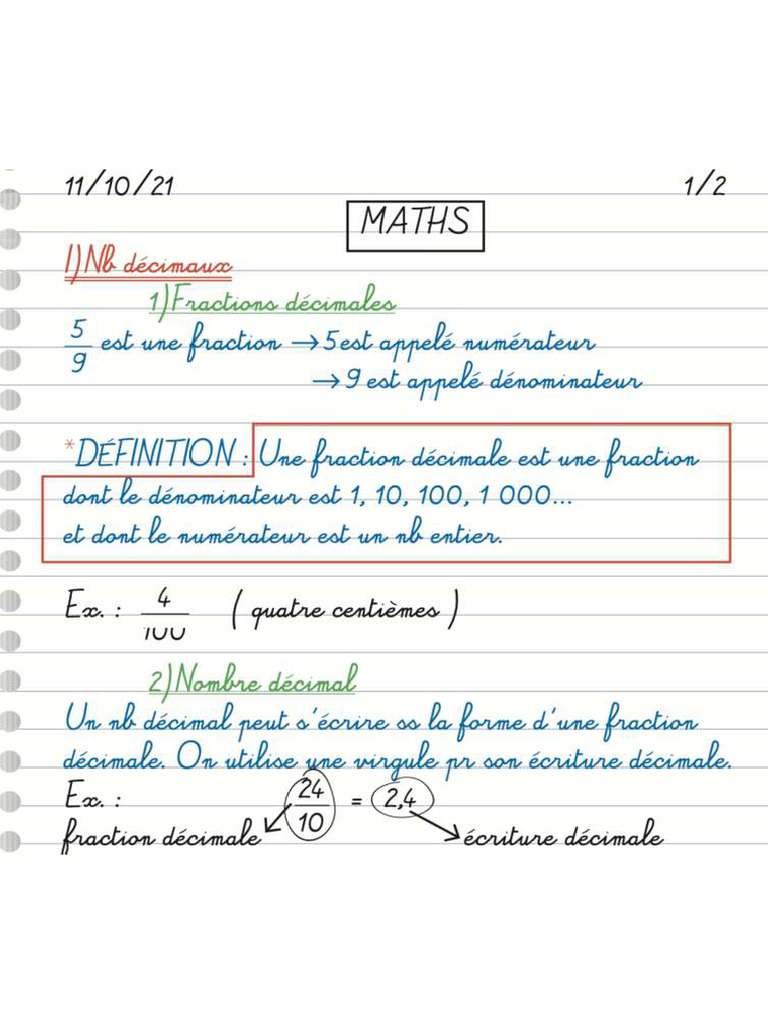 Cours Math | PDF