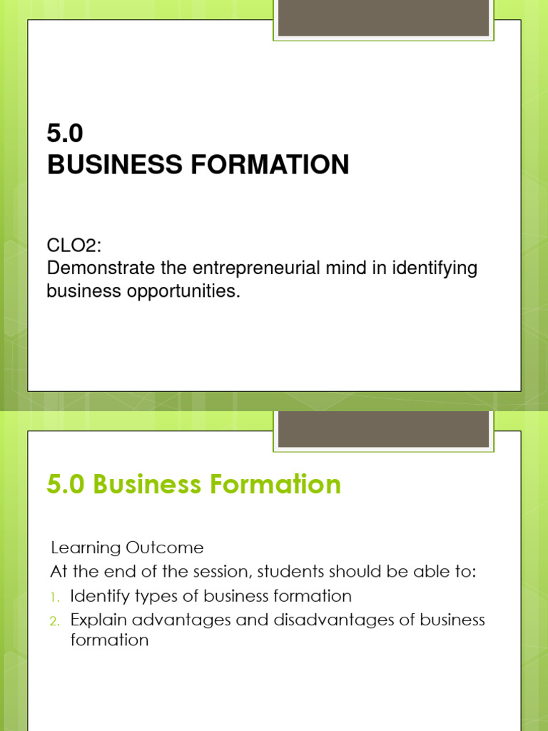 Business Formation Methods Explained | PDF | Franchising | Entrepreneurship