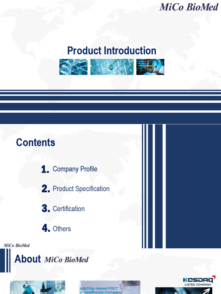 (Mico Biomed) Product Information Latest Version - 0706 | PDF | Real ...