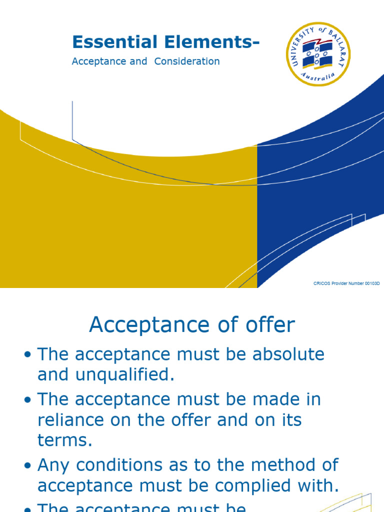 12 Lecture Twelve | PDF | Consideration | Offer And Acceptance