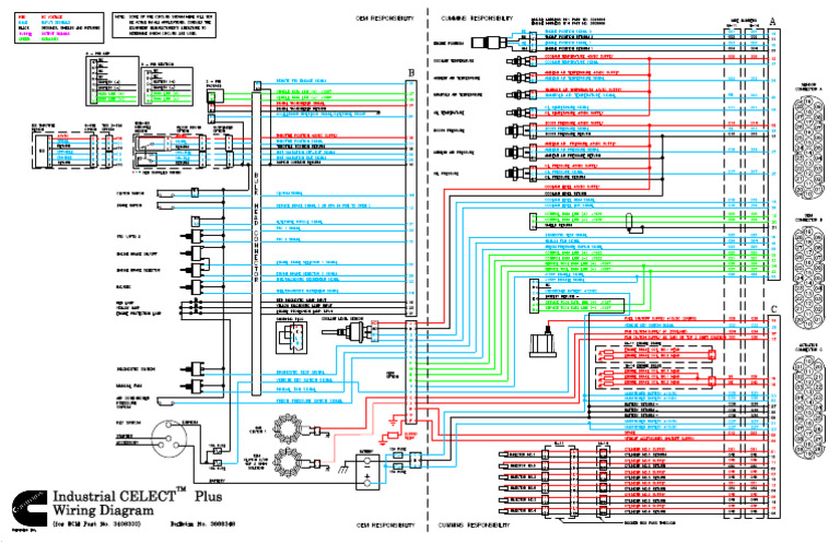 Diagrama Electrico Cummins Celect Plus. | PDF