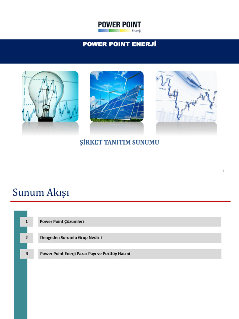 Power Point Enerji - Tanıtım Sunum | PDF