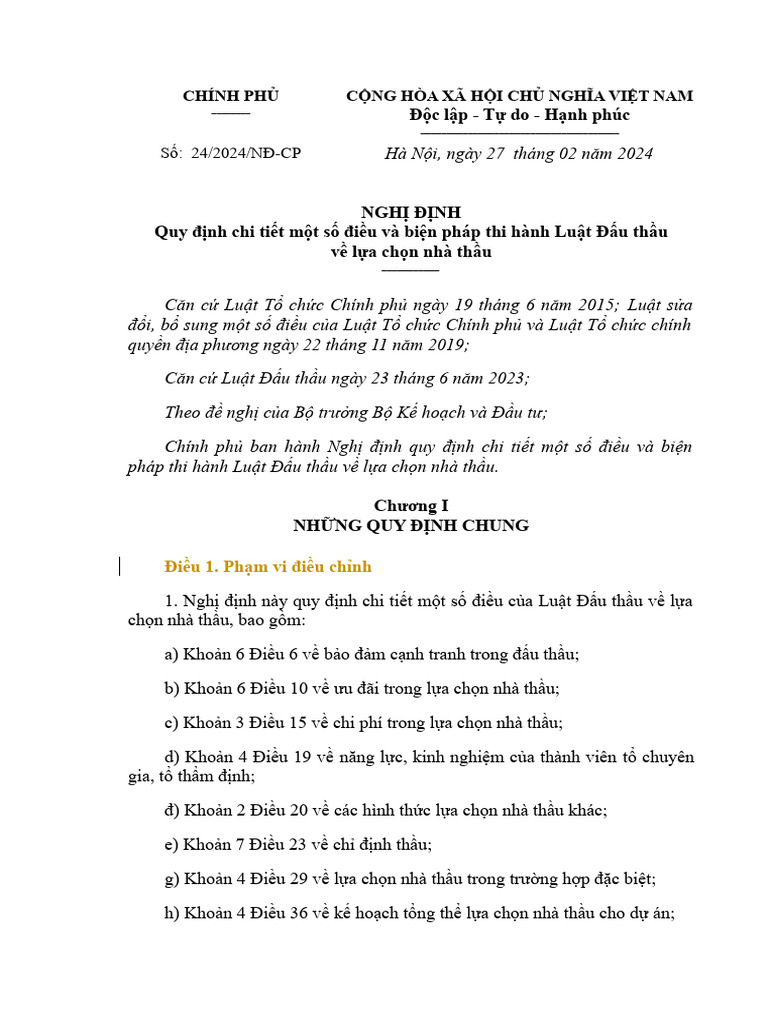 ND24-2024 Huong Dan Luat Dau Thau | PDF