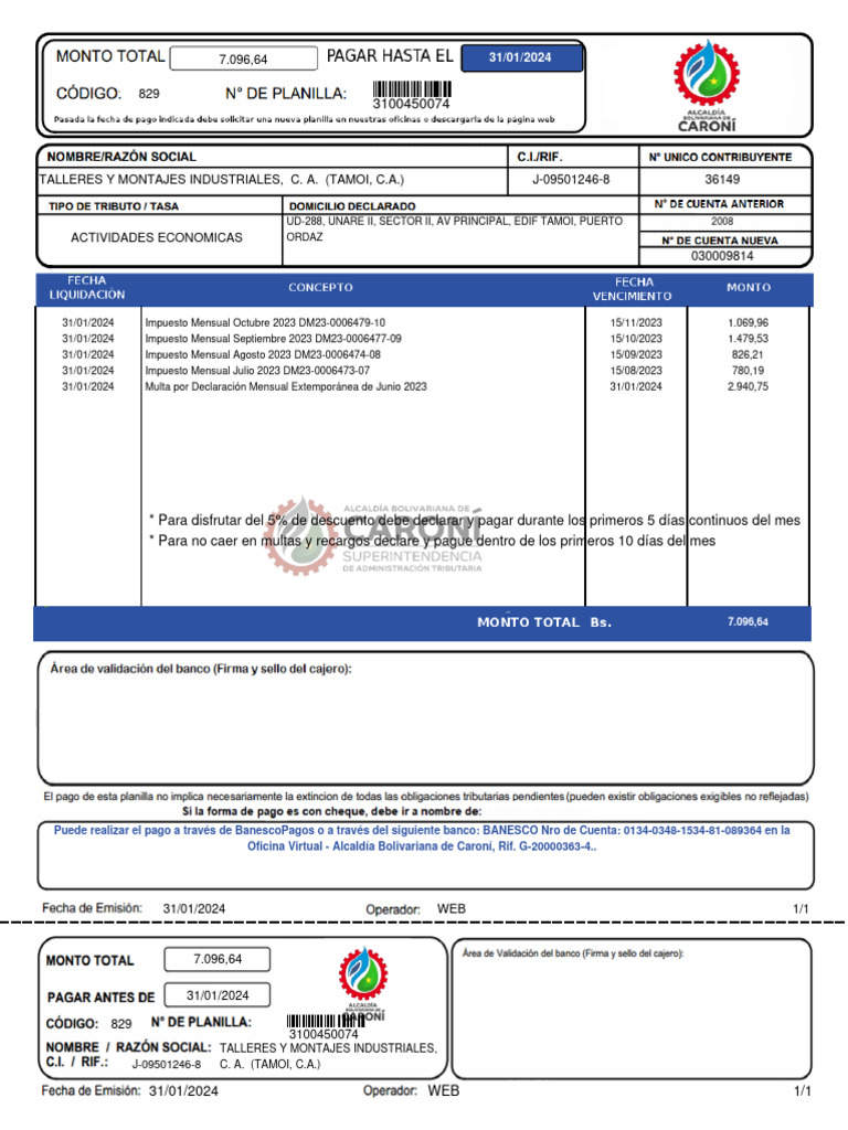 PLANILLA | PDF