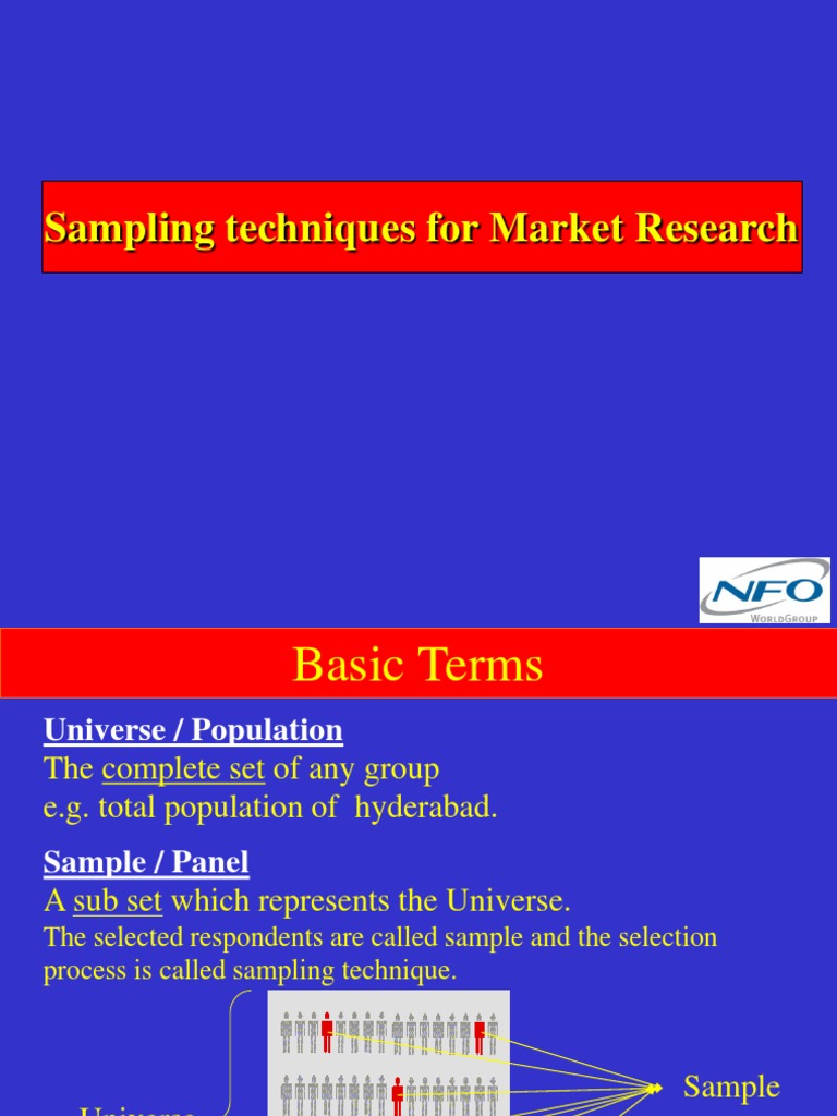 Market Research Sampling Techniques | PDF | Science & Mathematics ...