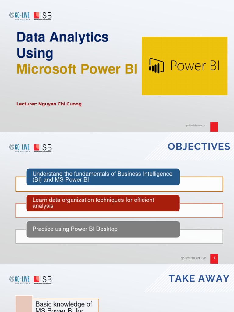 [ISB] Training MS Power BI | PDF | Business Intelligence | Mobile App