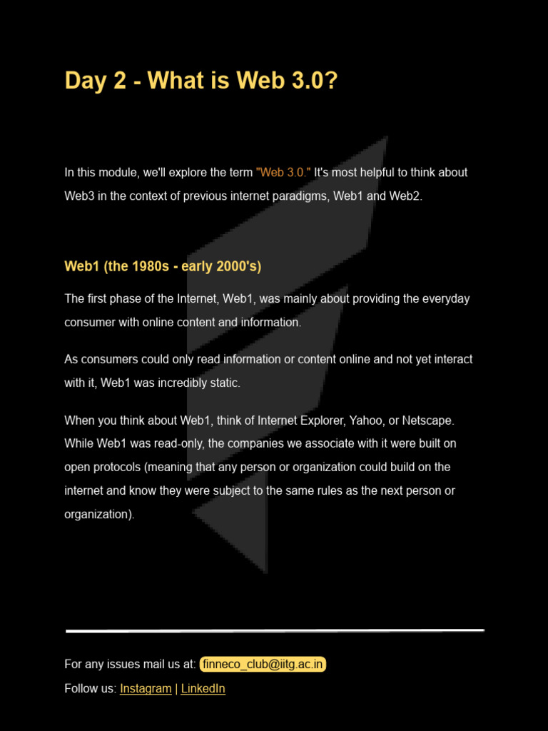 Day 2 - What Is Web3 | PDF
