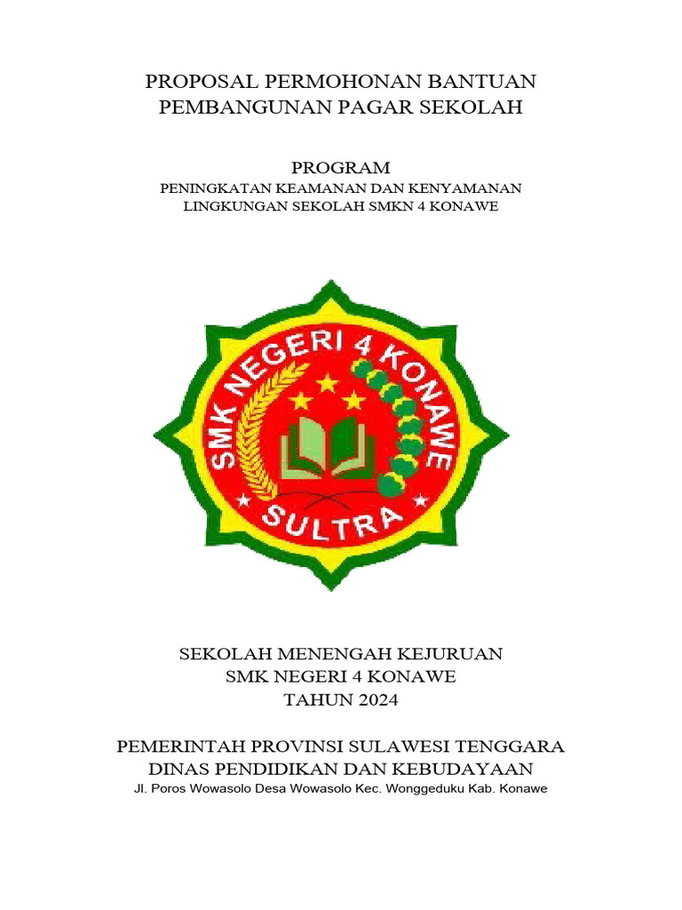 137855206-Contoh-Proposal-Permintaan-Pagar | PDF