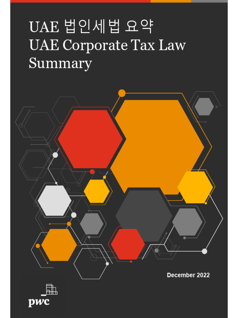 UAE 법인세 (PWC) | PDF