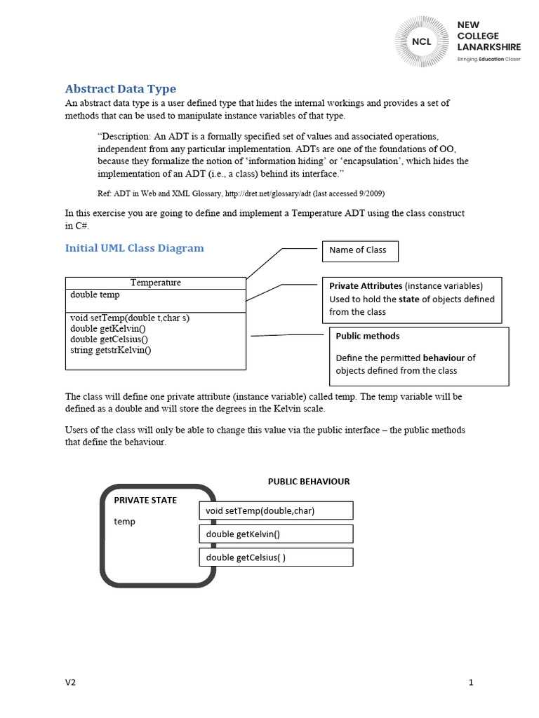 Adt Temperature Exercise Pdf Class Computer Programming Method Computer Programming
