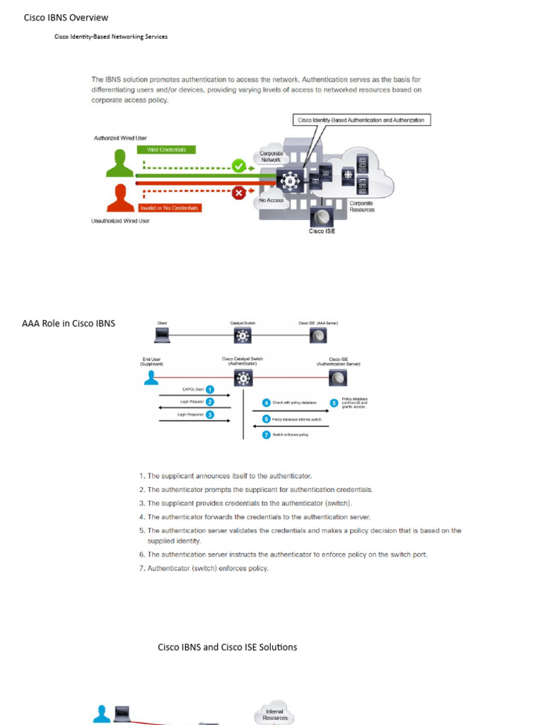 Cisco IBNS & 802.1X Authentication | PDF | Business