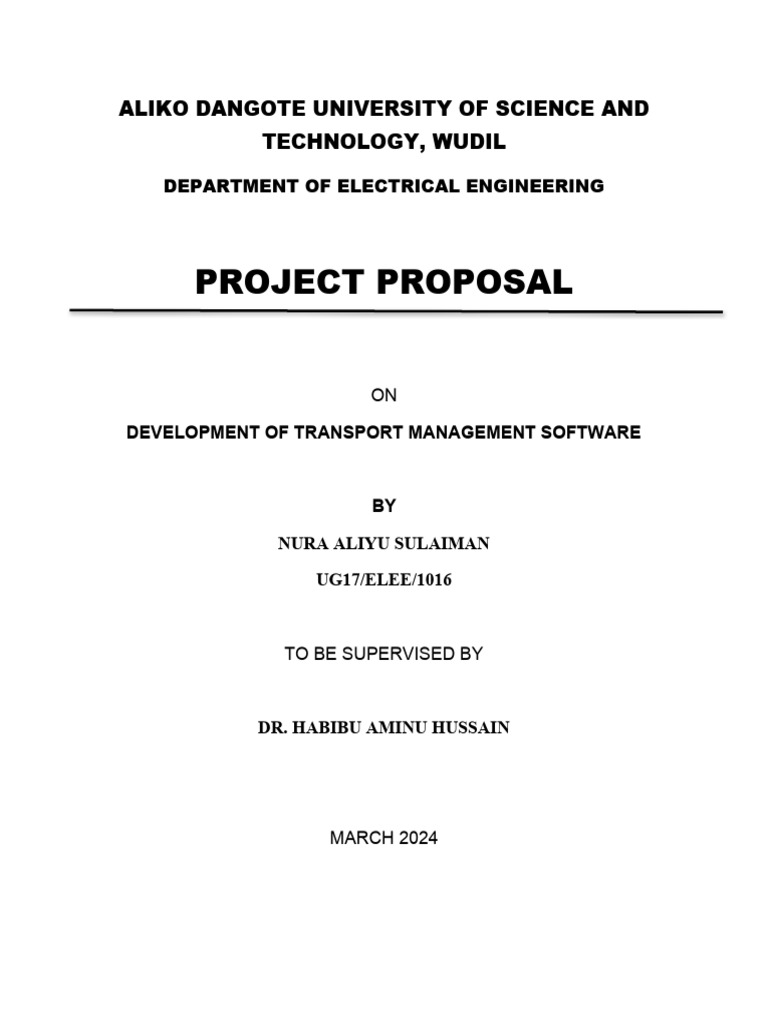 Development of Transport Management Software | PDF | Business ...