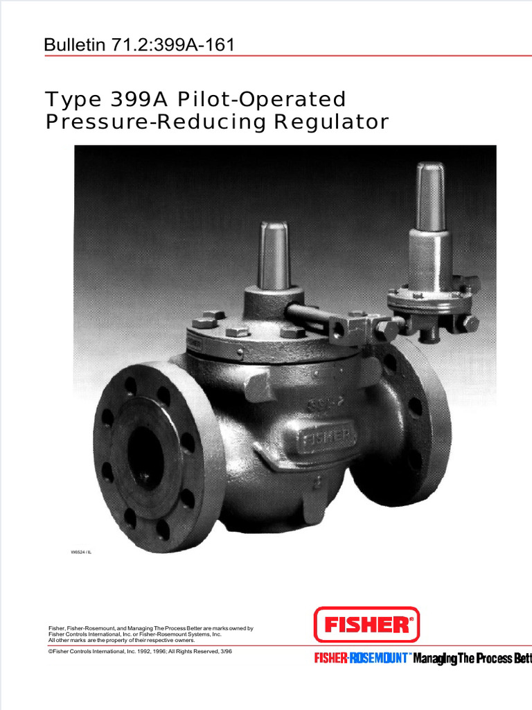 Fisher 399A Pilot-Operated Regulator Guide | PDF | Valve | Aerodynamics