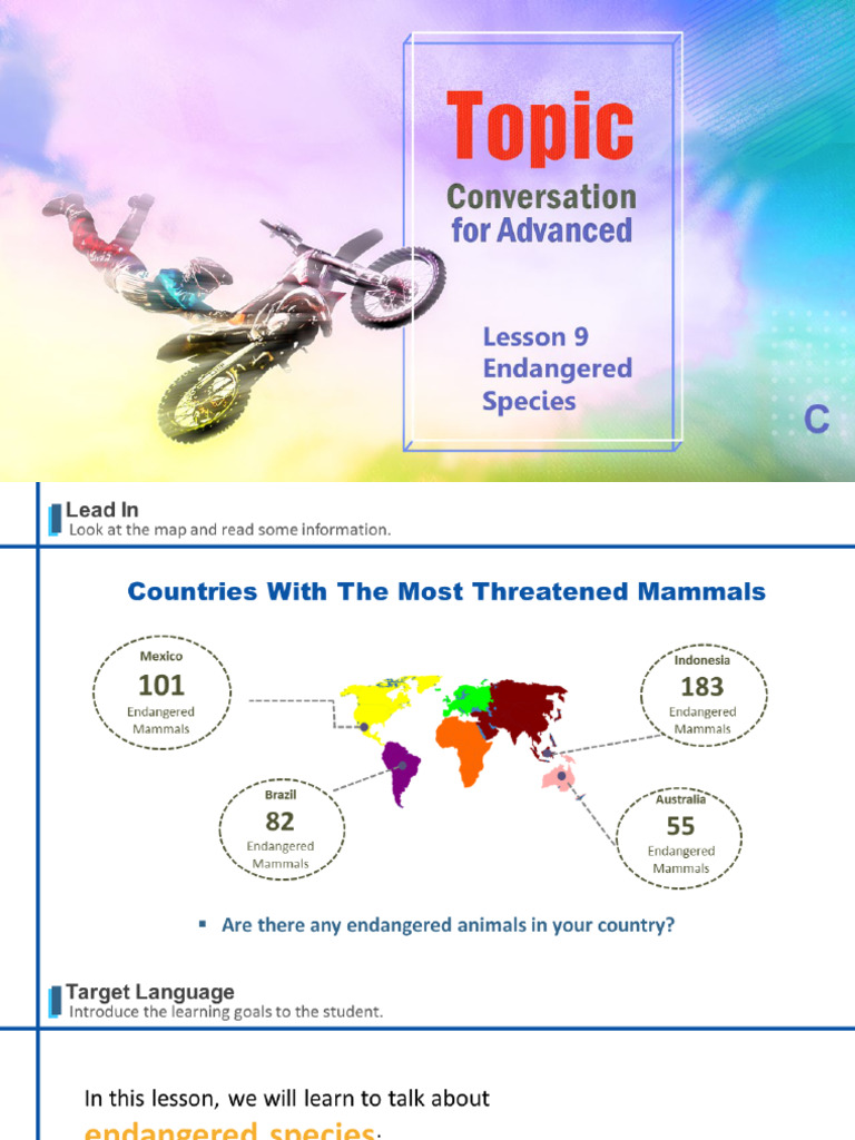 TopicConversation Advanced C09 LessonSlides | PDF