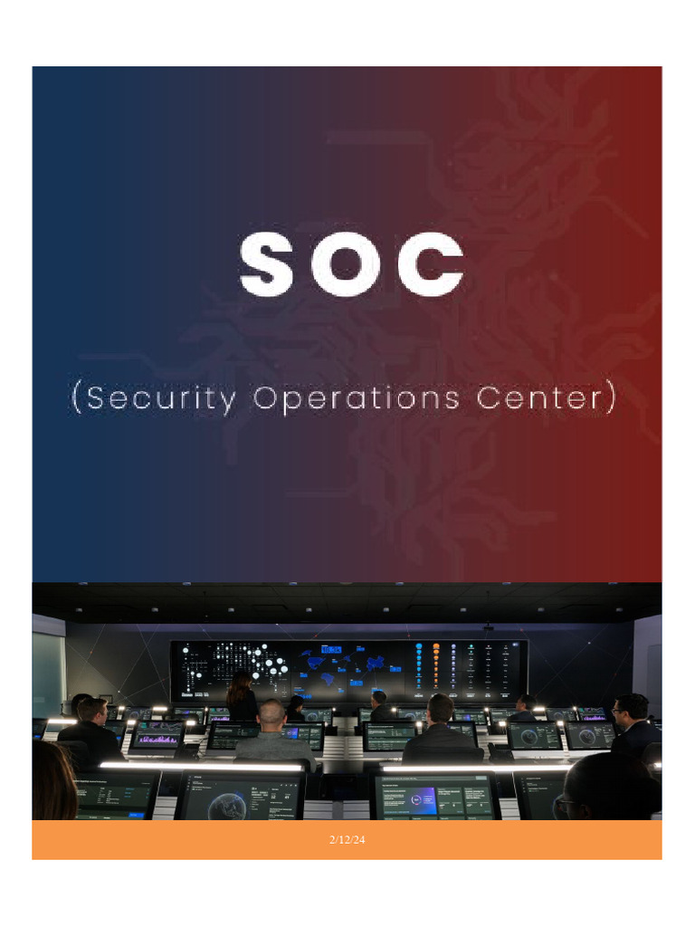 SOC Team | PDF | Security | Computer Security