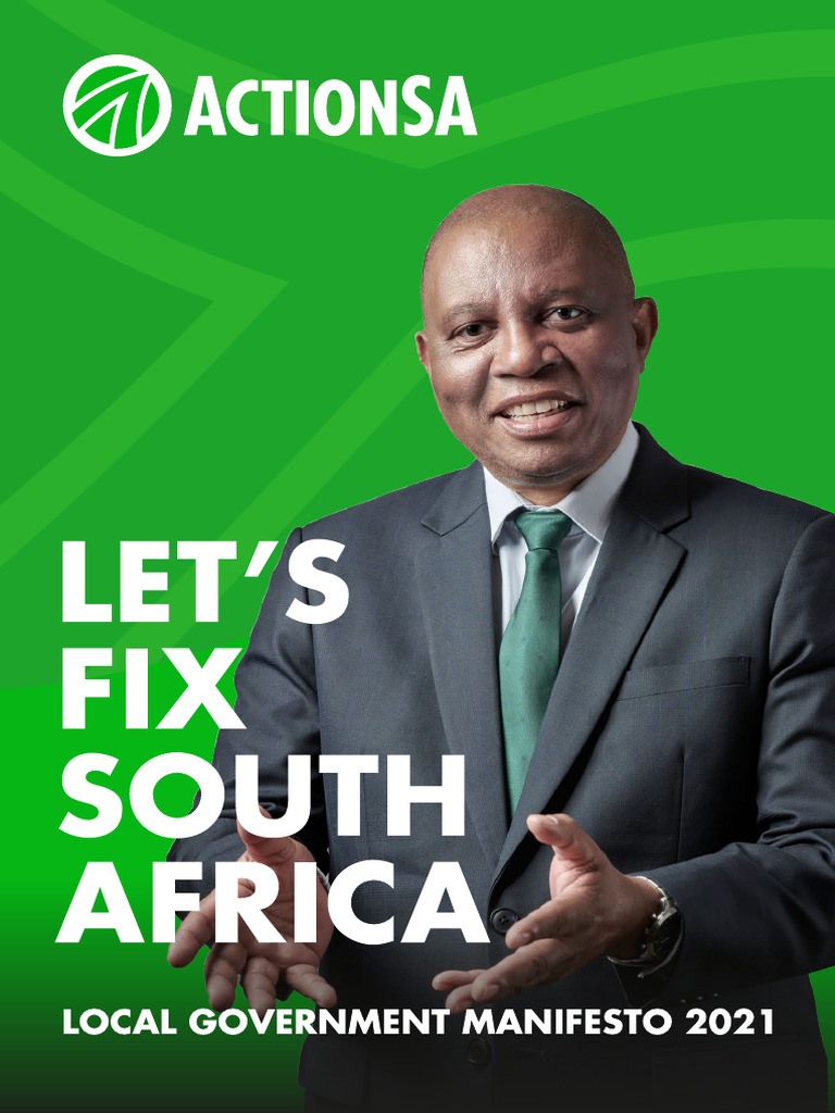 ActionSA LGE Manifesto 2021 | PDF | Political Corruption | Infrastructure
