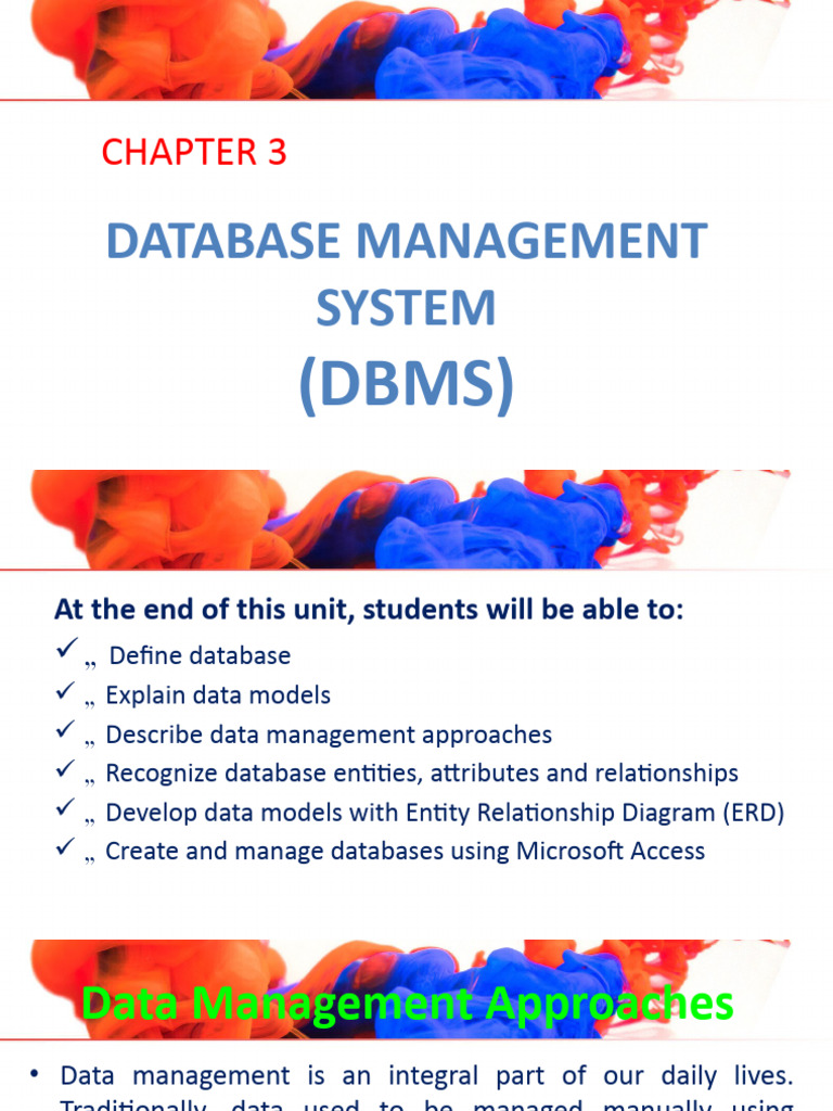 Chapter 3 | PDF | Databases | Data