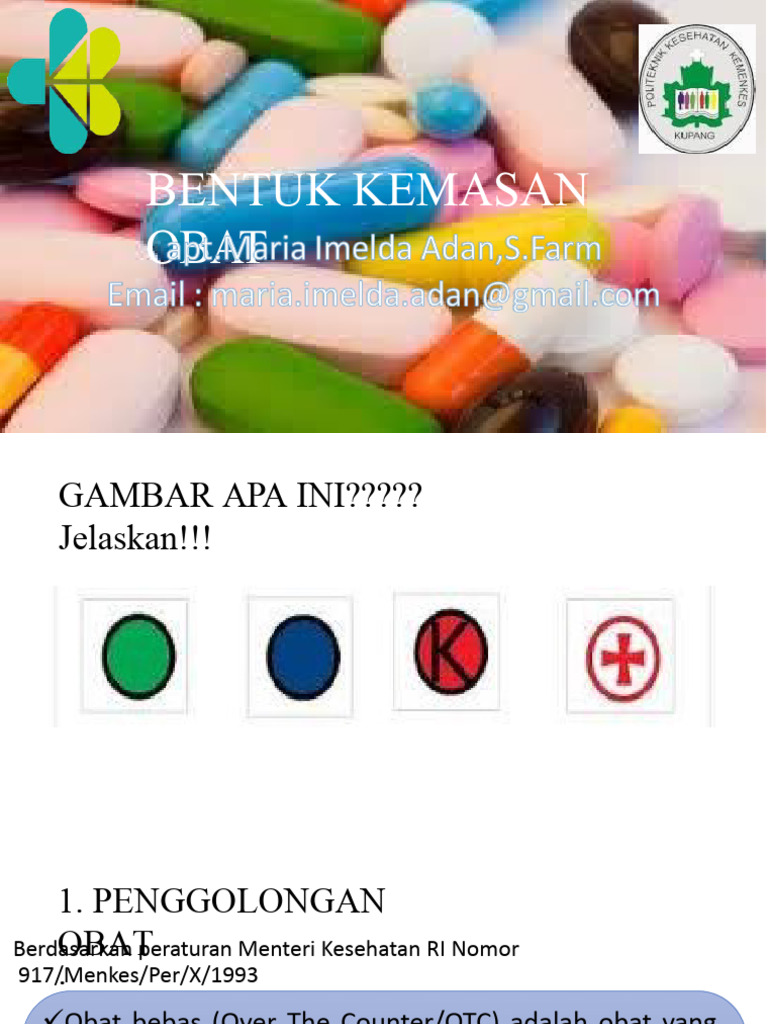 4.bentuk Kemasan Obat | PDF | Griya & Taman | Kesehatan Holistik