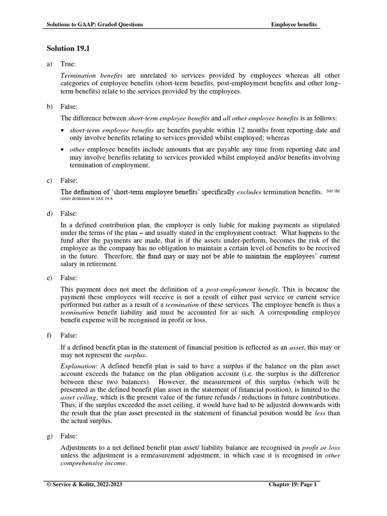 19 Employee Benefits s22 - tesFINAL | PDF | Business | Finance & Money ...