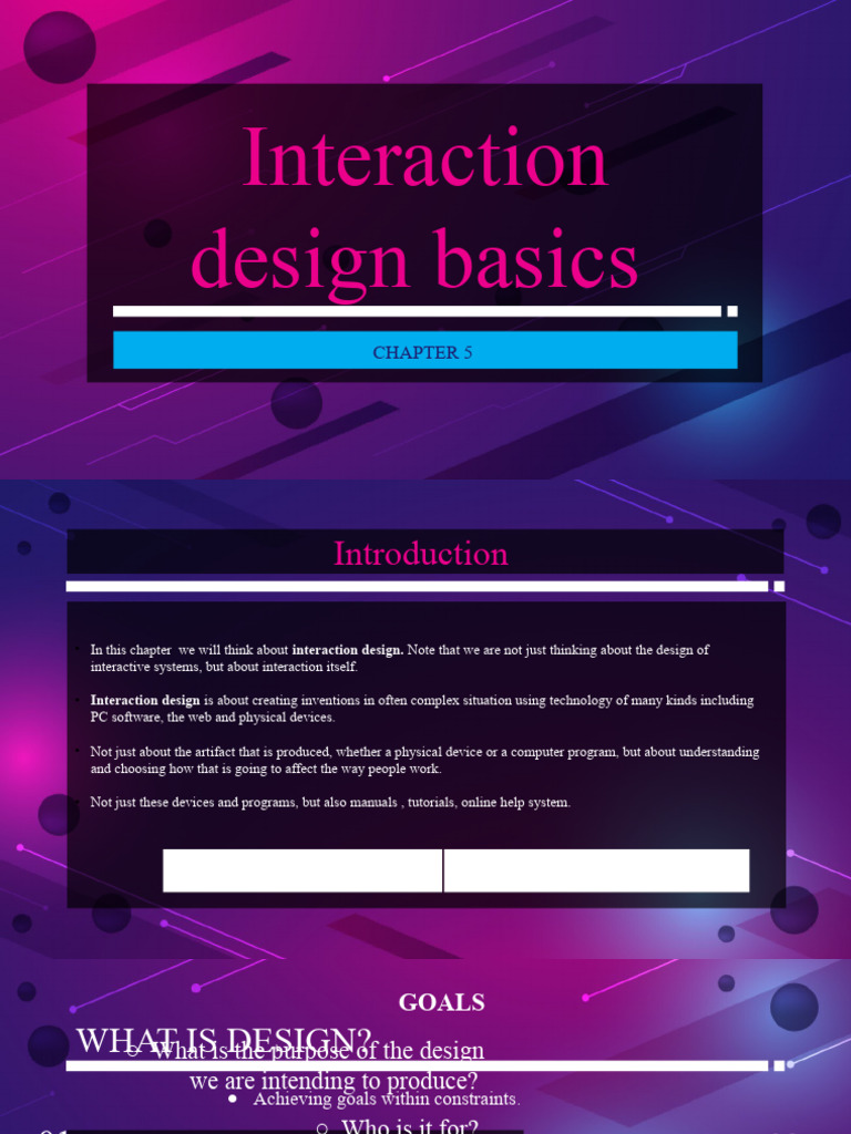 Interaction Design Basics Chapter 5 | PDF