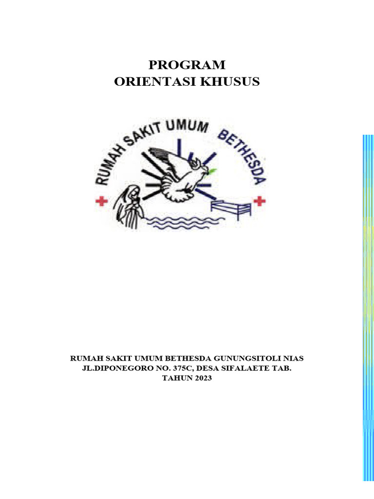 Program Orientasi Khusus Bagi SDM Baru Rsu Beth | PDF