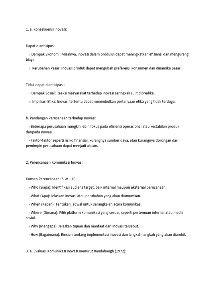 TMK 3 - Komunikasi Inovasi SKOM4316 | PDF | Bisnis | Seni