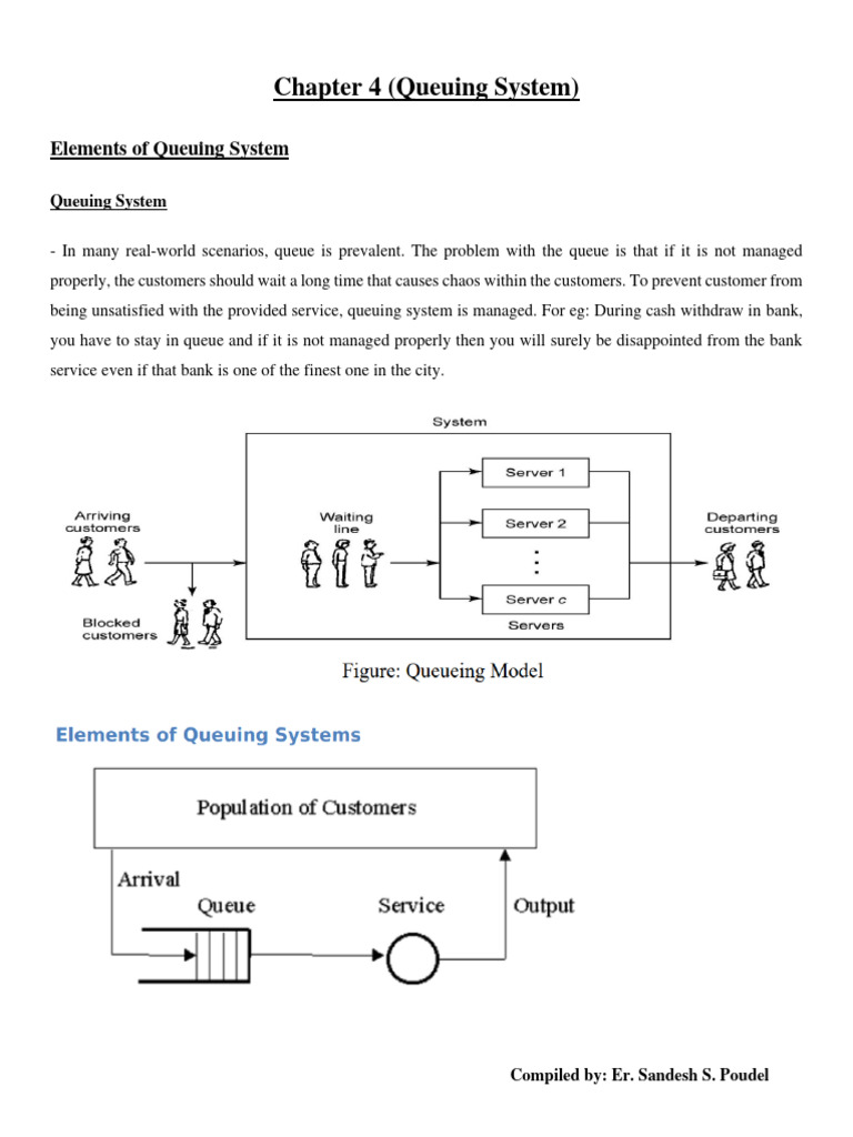 SM 4 (Queuing System ) | PDF | Applied Mathematics | Computer Science