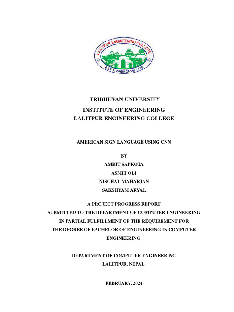 American Sign Language Progress (1) Final | PDF | Machine Learning ...