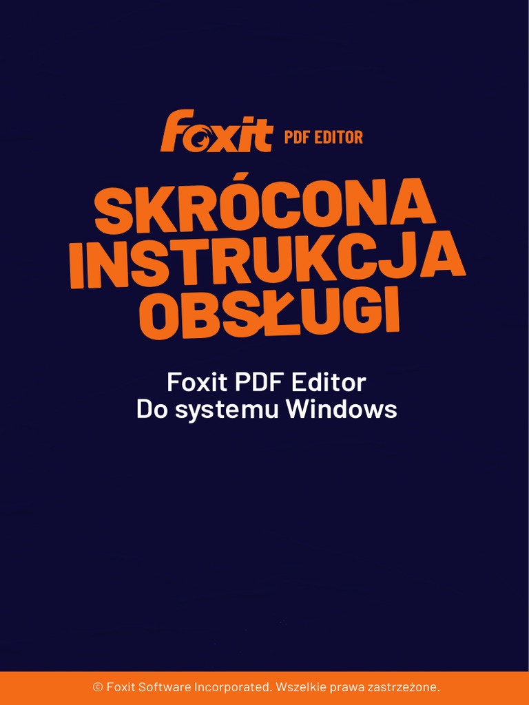 Foxit PDF Editor - Quick Guide | PDF