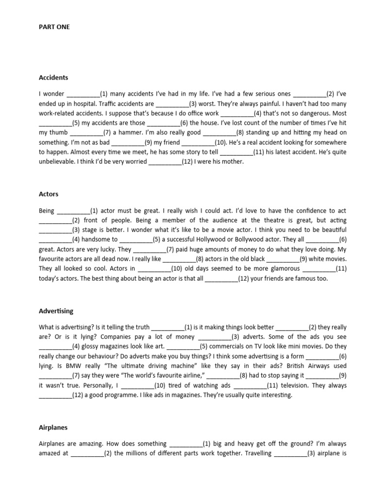 One Word - Part 1 and Part 2 | PDF