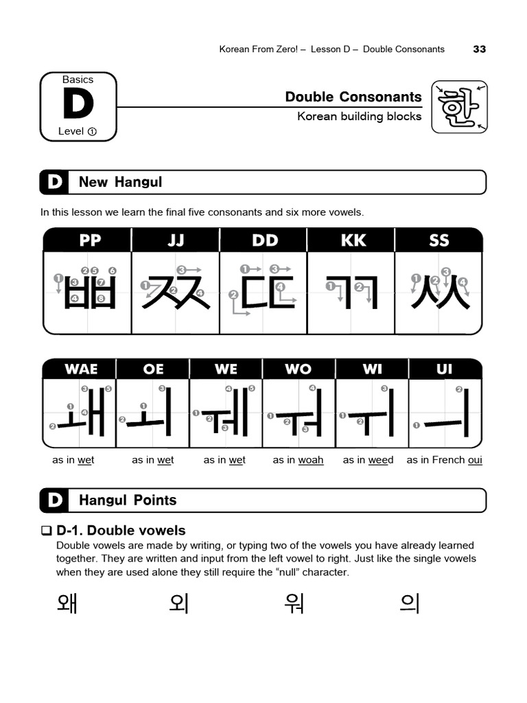 New Hangul: Korean Building Blocks | PDF | Phonetics | Languages