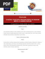 Pravilnik o Postupku Pregleda I Provere Opreme Za Rad I Ispitivanja Uslova Radne Okoline | PDF