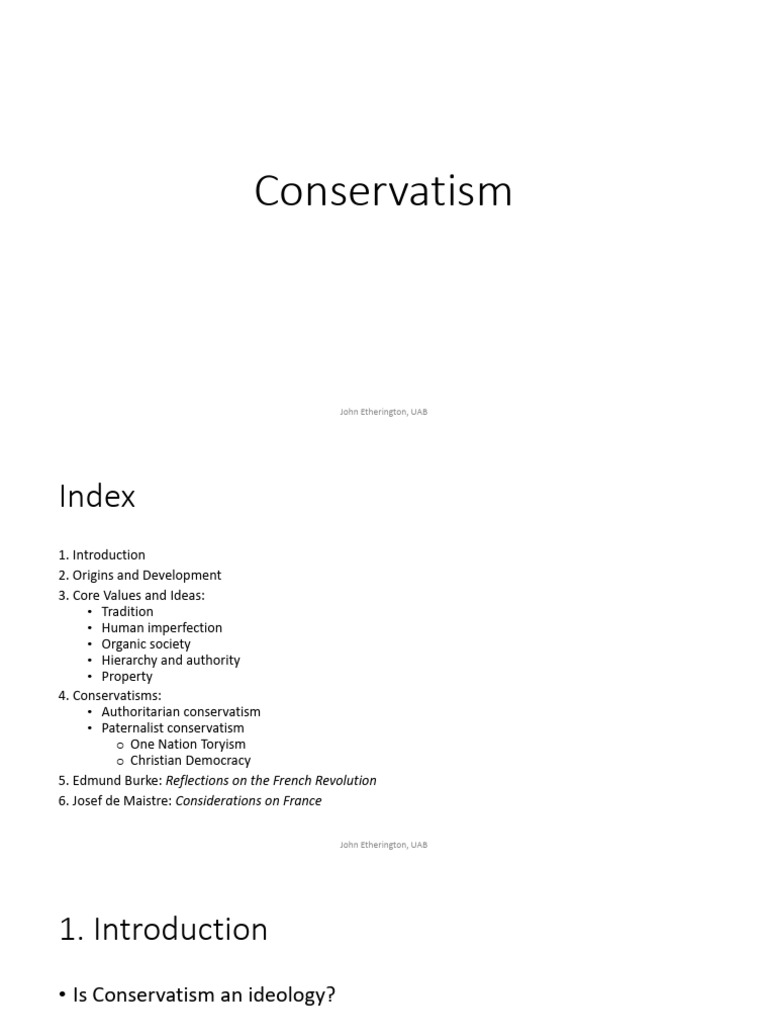Conservatism | PDF | Conservatism | Edmund Burke