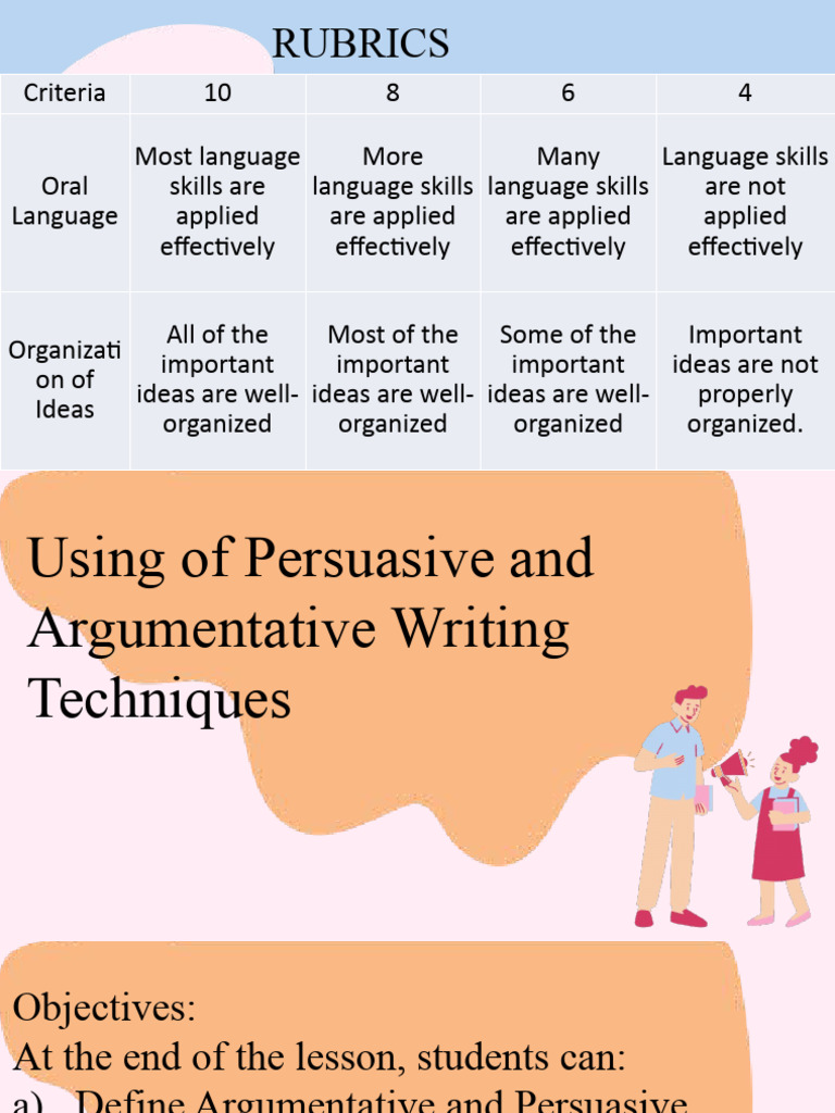 Persuasive and Argumentative Writing Tech | PDF