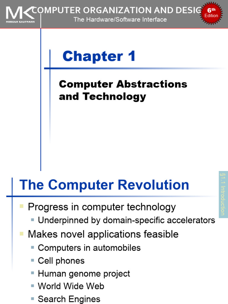 Patterson6e MIPS Ch01 PPT | PDF | Computer Data Storage | Central Processing Unit