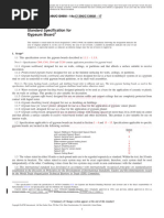 Astm C1396 C1396M-17 | PDF | Drywall | Plaster